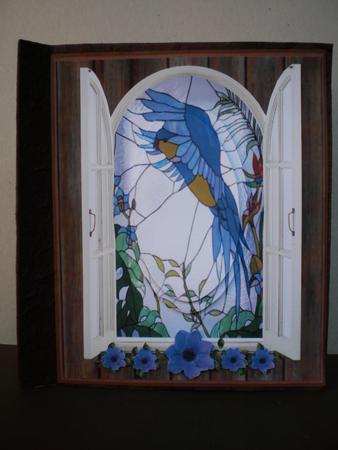 Open Stained Glass Window & Pyramid & Decoupage - CUP518866_1865 ...