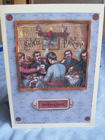 Vintage Stag Party A4 Card - CUP92476_617 | Craftsuprint