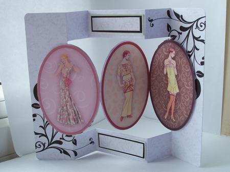 Oval Folded Pop Out Card Template - CUP58131_66 | Craftsuprint