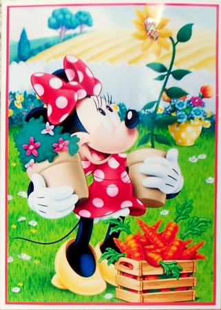 Minnie Mouse Gardening A5 Quick Card - CUP811191_82225 | Craftsuprint