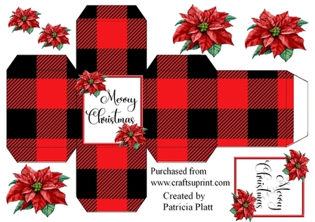 Total of 10 files. Gift box template - CUP1182660_92733 | Craftsuprint