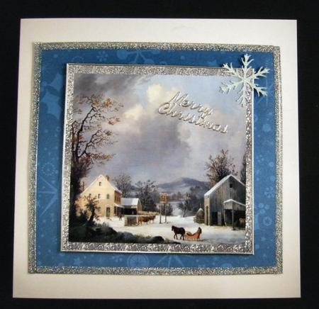 Christmas Snow Scene Topper - CUP29127_351 | Craftsuprint