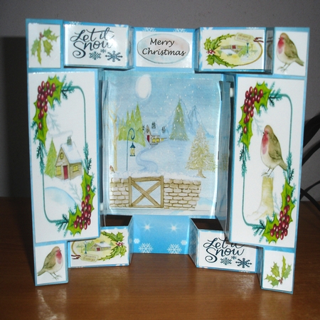 Double Tri Shutter Card I Commercial Use Template and Print and Cut ...