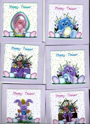 Set of 6 Easter Card Toppers - CUP672839_2306 | Craftsuprint
