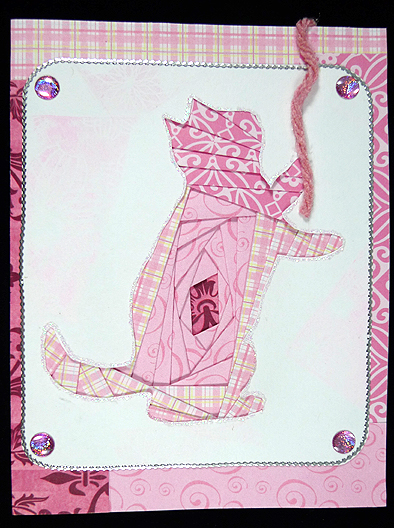 Playful Kitten Iris Folding Pattern - CUP54684_601 | Craftsuprint