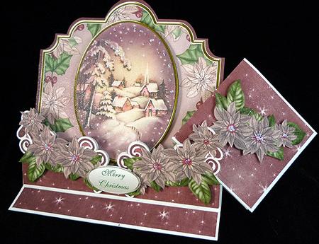 Christmas Snowy Village 3D Easel Card Mini Kit - CUP552284_10 ...