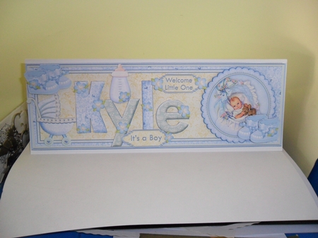 Create Any Name Baby Boy Card Kit & Decoupage - CUP422692_68 | Craftsuprint