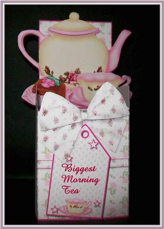 Afternoon Tea Box Card - CUP412929_38 | Craftsuprint