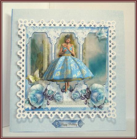 Beautiful Blue Card Front Kit - CUP510430_1483 | Craftsuprint
