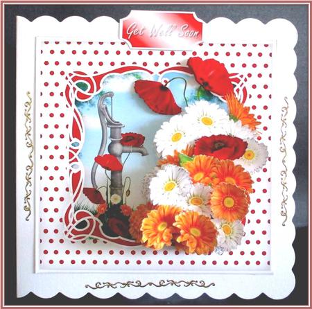 At the Water Pump 7" x 7" Card Mini Kit - CUP532516_1648 | Craftsuprint