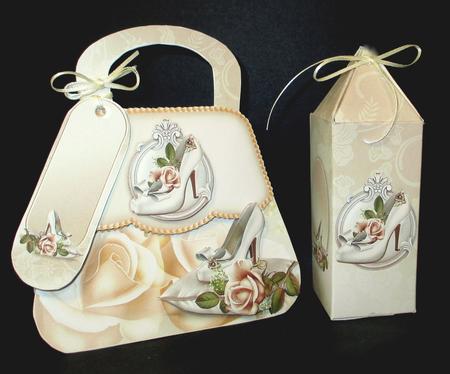 Bridal Delight Handbag Shaped Wedding Card with Box - CUP549445_1446 ...