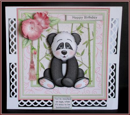 Easily Bamboozled Card Mini Kit & Decoupage - CUP583339_68 | Craftsuprint