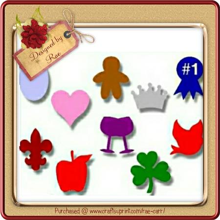 019 Multi Shapes Pop-out Insert - Photo by Rae Carr Cut Files 4 Cards