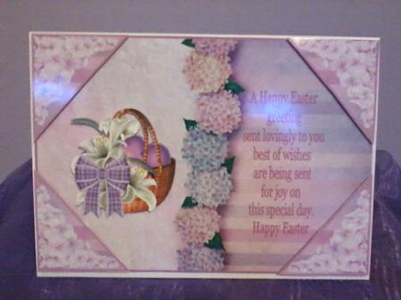 Easter Blessings Decoupage Card Front - CUP409185_719 | Craftsuprint
