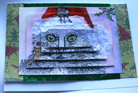 Christmas Peace Between Cat and Mice Pyramid - Photo by Redonda Haddock