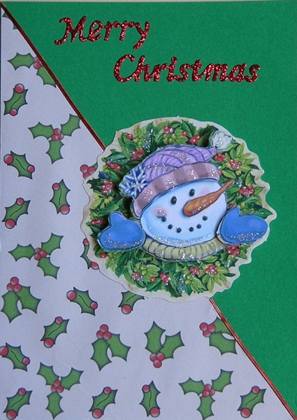 Christmas Holly Backing Paper (cream) - CUP141159_750 | Craftsuprint