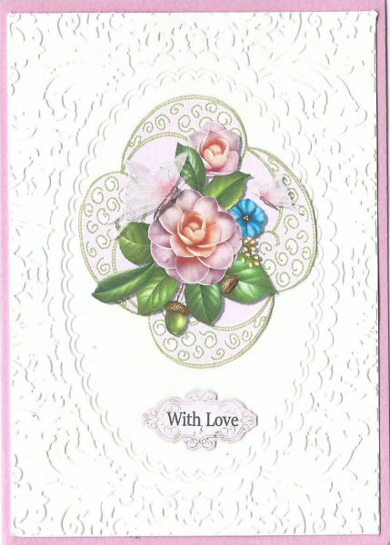 Beautiful Pink Flower Topper - CUP574106_983 | Craftsuprint