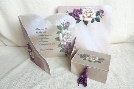 Rose Wrap Around Card Kit - CUP228248_452 | Craftsuprint