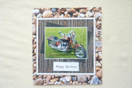 Large Square Cards Inspired Motor Bike Quick Card - CUP235232_593 ...
