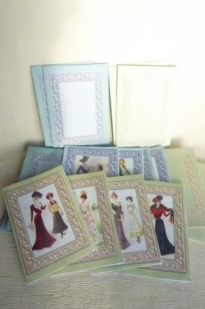 10 Elegant Ladies Notelets with Colour Matched Envelopes Kit ...