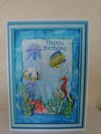 Ocean/tropical Fish Card 3 - Birthday Step by Step - CUP87149_489 ...