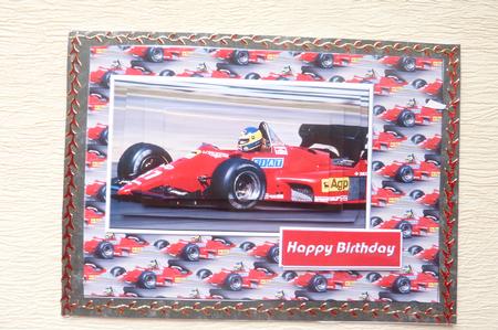 Formula 1 Card Front - CUP339227_1751 | Craftsuprint