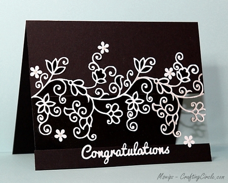 Swirl Sided Card - CUP694510_596 | Craftsuprint