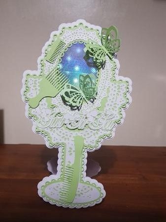 Girly Mirror Card - CUP696479_596 | Craftsuprint