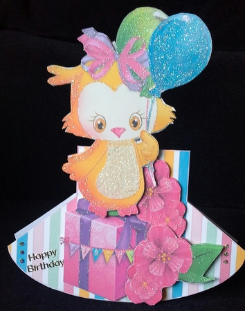 Little Chickadees Mini Rocker Card Kit - CUP770560_905 | Craftsuprint