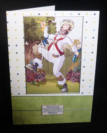 Morris Dancer Dude Pyramid. - Photo by Sarah Edwards Designs