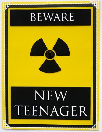 Beware New Teenager - in Yellow - CUP253056_1269 | Craftsuprint