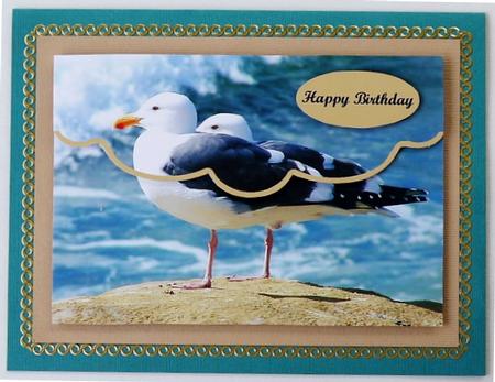 Seagull Envelope Card - CUP305568_874 | Craftsuprint
