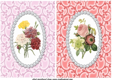 Set of 6 Floral Posies, Png Format, Designer Resource - CUP678338_2120 ...