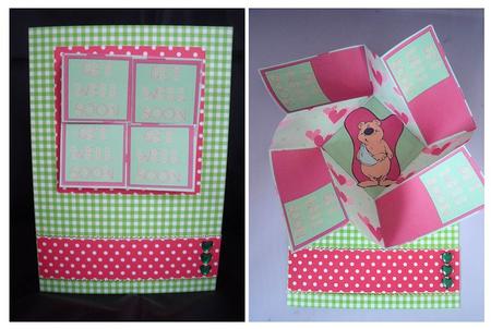 Twist Turn Topper - Get Well Soon Bear - CUP413391_66 | Craftsuprint