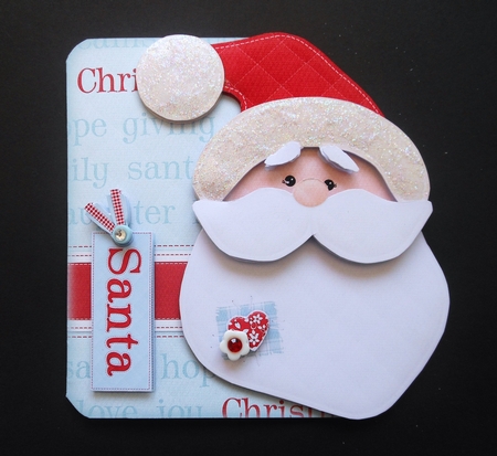 I Believe in Santa Shaped Fold Card Kit - CUP574196_2111 | Craftsuprint