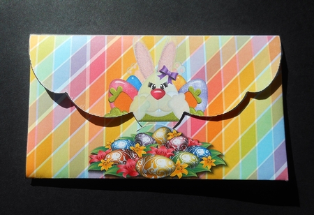 Girl Easter Bunny Money Wallet - CUP672315_2049 | Craftsuprint