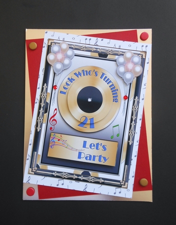 Look Whos Turning 21 Topper - CUP768780_719 | Craftsuprint