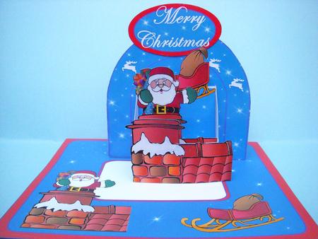 3D Box 'santa's Chimney' - CUP337265_173 | Craftsuprint