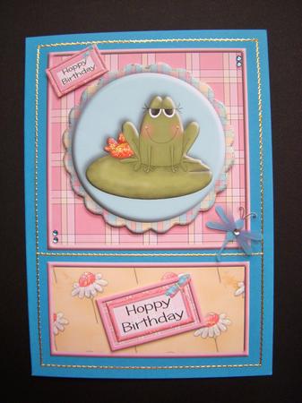 Frog Congratulations on Your New Pad Hoppy Birthday Square - CUP351458 ...