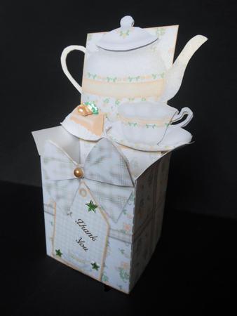 Lemon Afternoon Tea Box Card - CUP413348_38 | Craftsuprint