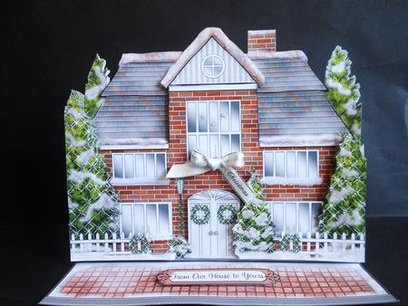 Christmas House 2 Card Mini Kit - Photo by Shelagh E Osborn Wright