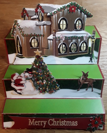 Stair Stepper - Santa on His Way- #8 - CUP1058534_986 | Craftsuprint