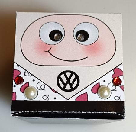 3D Cute Transport Treat Box Gift Set Mini Kit - Love Bug VW Campervan ...