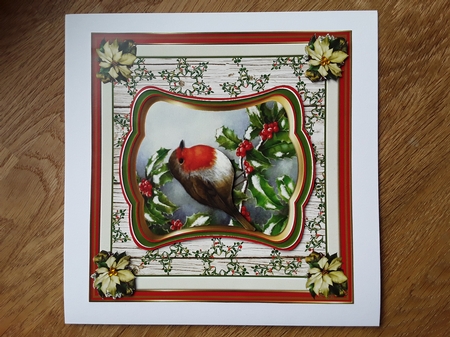 Christmas Vintage Robin Decoupage Topper - CUP922022_719 | Craftsuprint