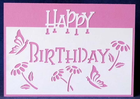 Happy Birthday Overlay Card - CUP1000758_40382 | Craftsuprint