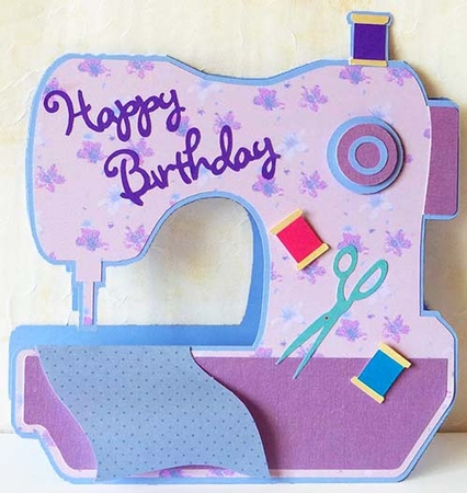 Sewing Machine Card - CUP1062350_40382 | Craftsuprint