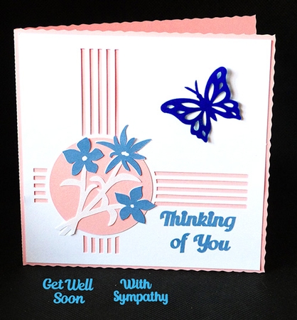 Floral Cut Out Overlay Card with Sentiments - CUP1174291_40382 ...