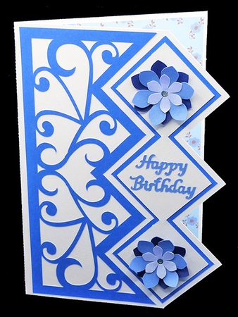 Diamond Edge Filigree Card - CUP1205003_40382 | Craftsuprint