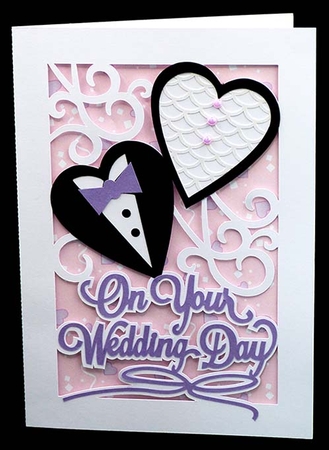 Two Hearts Wedding Card - Photo by Shirley Young