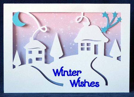 Snowy Scene Card - CUP920886_40382 | Craftsuprint